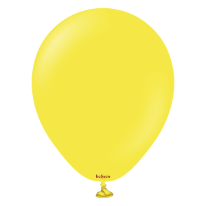 5 inch (100 Ct) Kalisan Standard Yellow Balloons