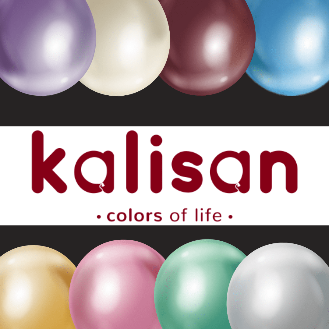Kalisan Mirror Collection Latex Balloons | Glossy Metallic Finish